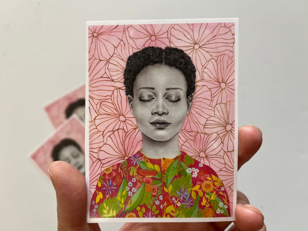 Art Sticker, Unique Unusual Art, Surreal Art, Portrait Sticker , Human ...