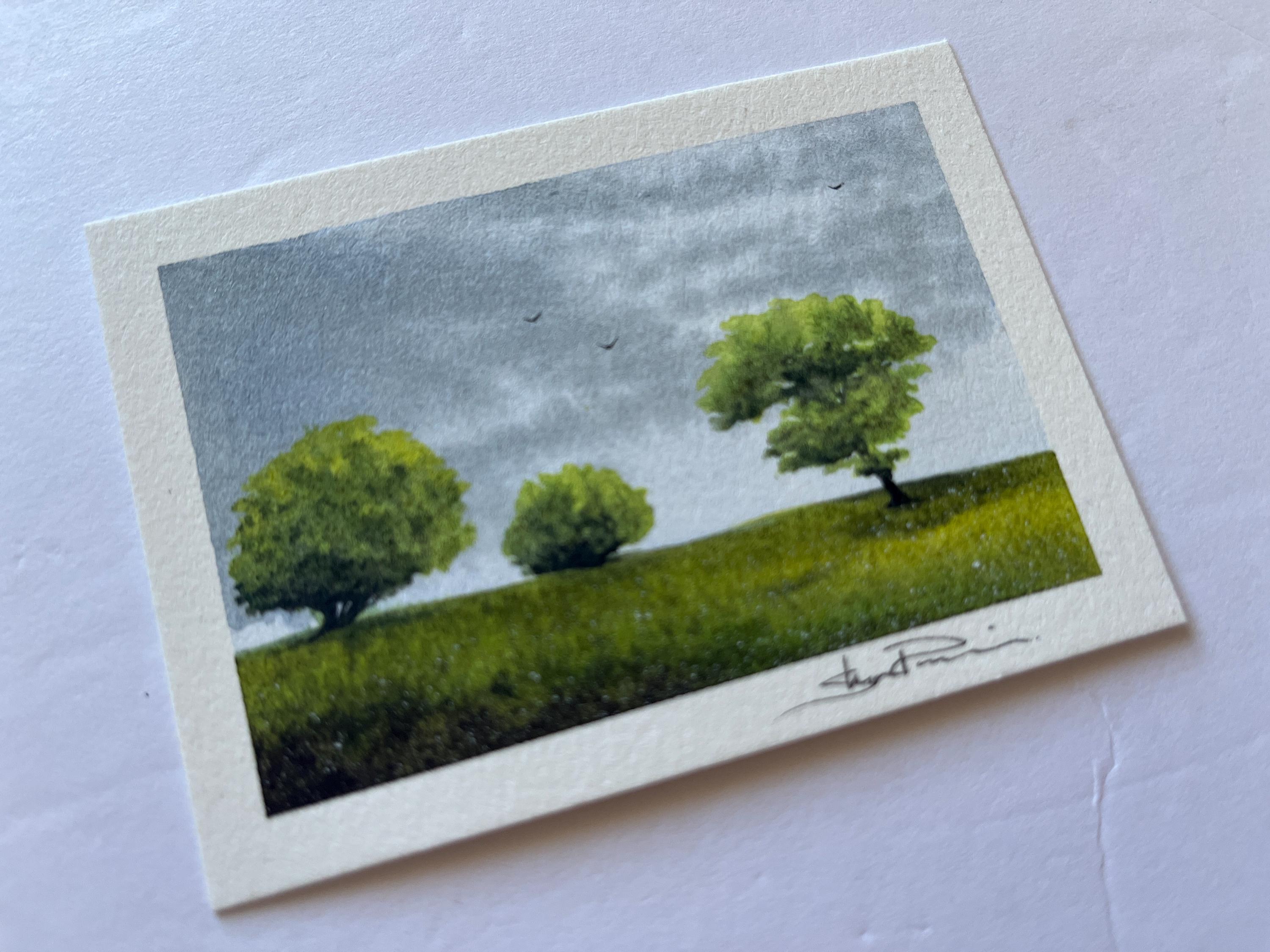 ACEO ATC Hand Painted Artist Trading Cards Original Miniature Mini Art ...