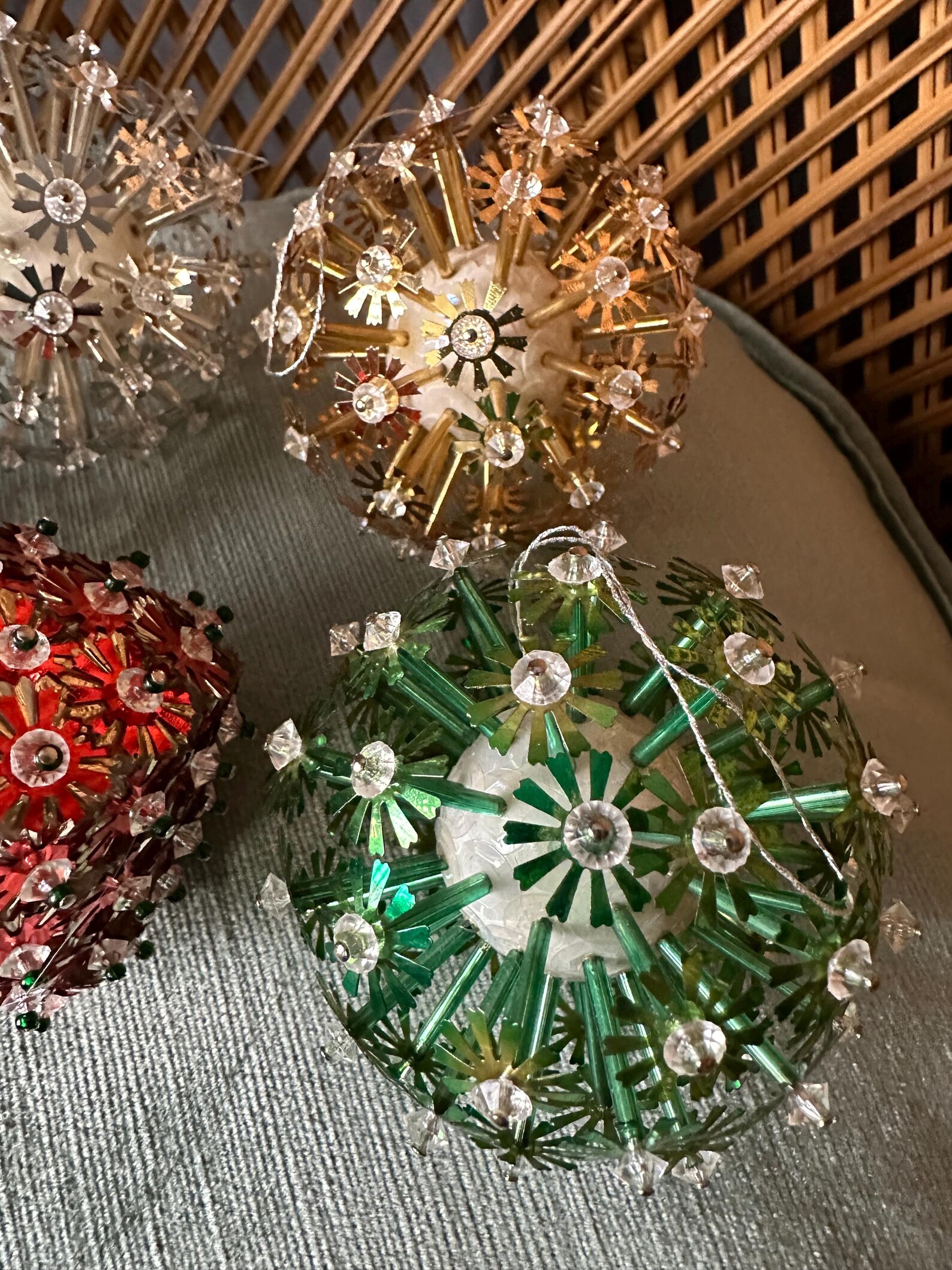 Vintage Christmas Retro Ornaments - Etsy