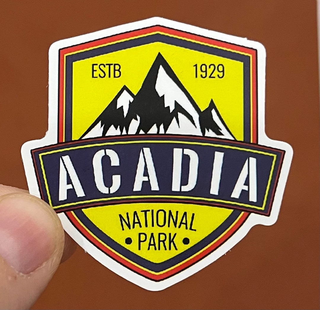 Acadia National Park Sticker - Etsy