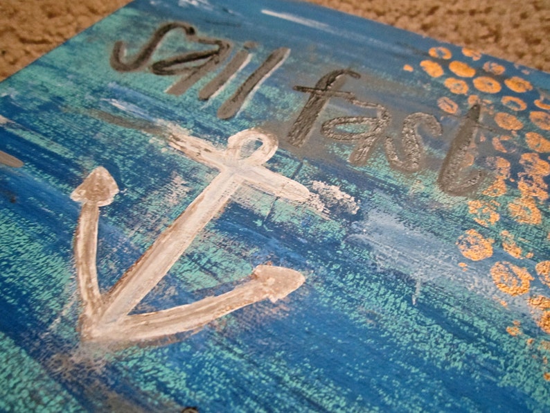 8x10 Sail Fast, Live Slow - Etsy
