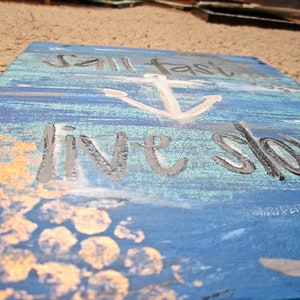 8x10 Sail Fast, Live Slow - Etsy