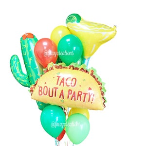 Taco Bout A Party | Taco Balloons | Taco Party | Fiesta Party | Taco ...