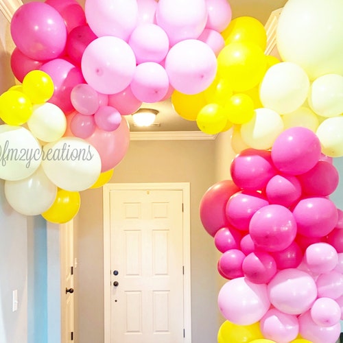 Pink Lemonade Balloon Garland DIY Sweet Lemon Balloon - Etsy