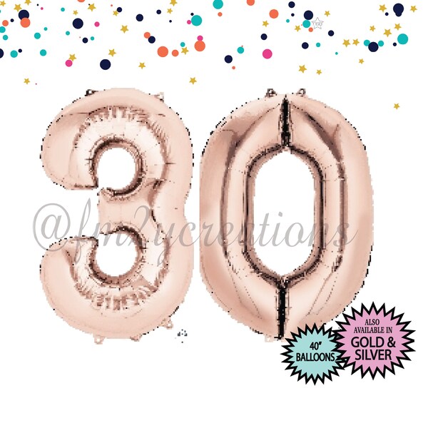 Thirty Af Balloons - Etsy