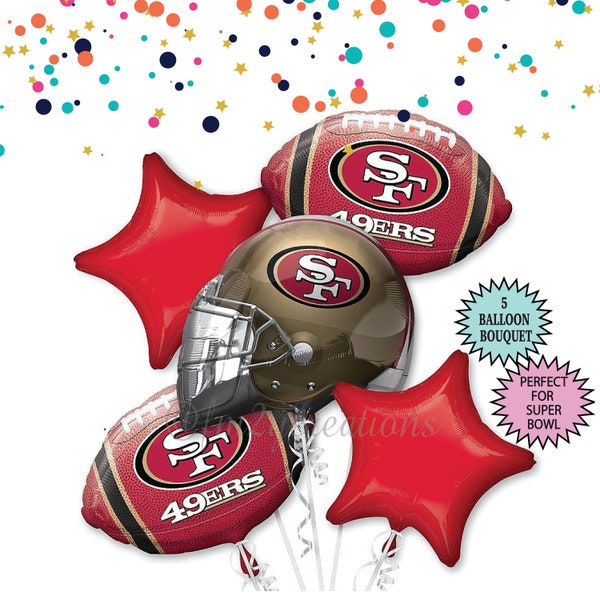 San Francisco 49ers Birthday Decorations - Etsy
