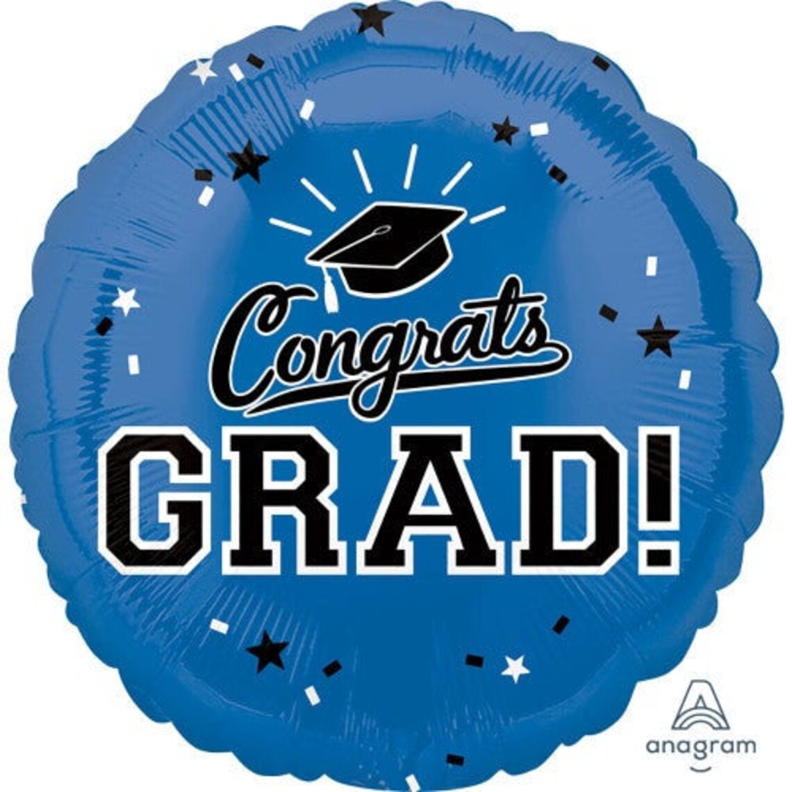 BLUE GRADUATION BALLOONS Graduation Balloon Bouquet Blue | Etsy