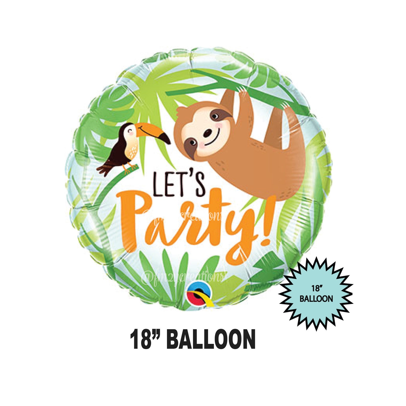 SLOTH Birthday | Sloth Balloon | Sloth Baby Shower | Sloth Birthday ...