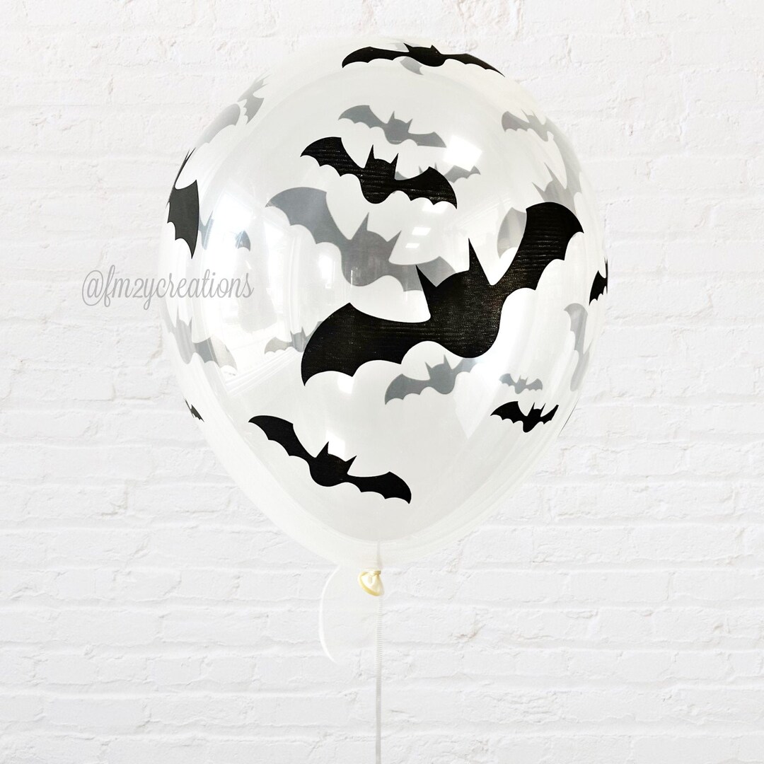 Bat Balloons | Bat Halloween Party | Halloween Balloon | 11" Latex ...
