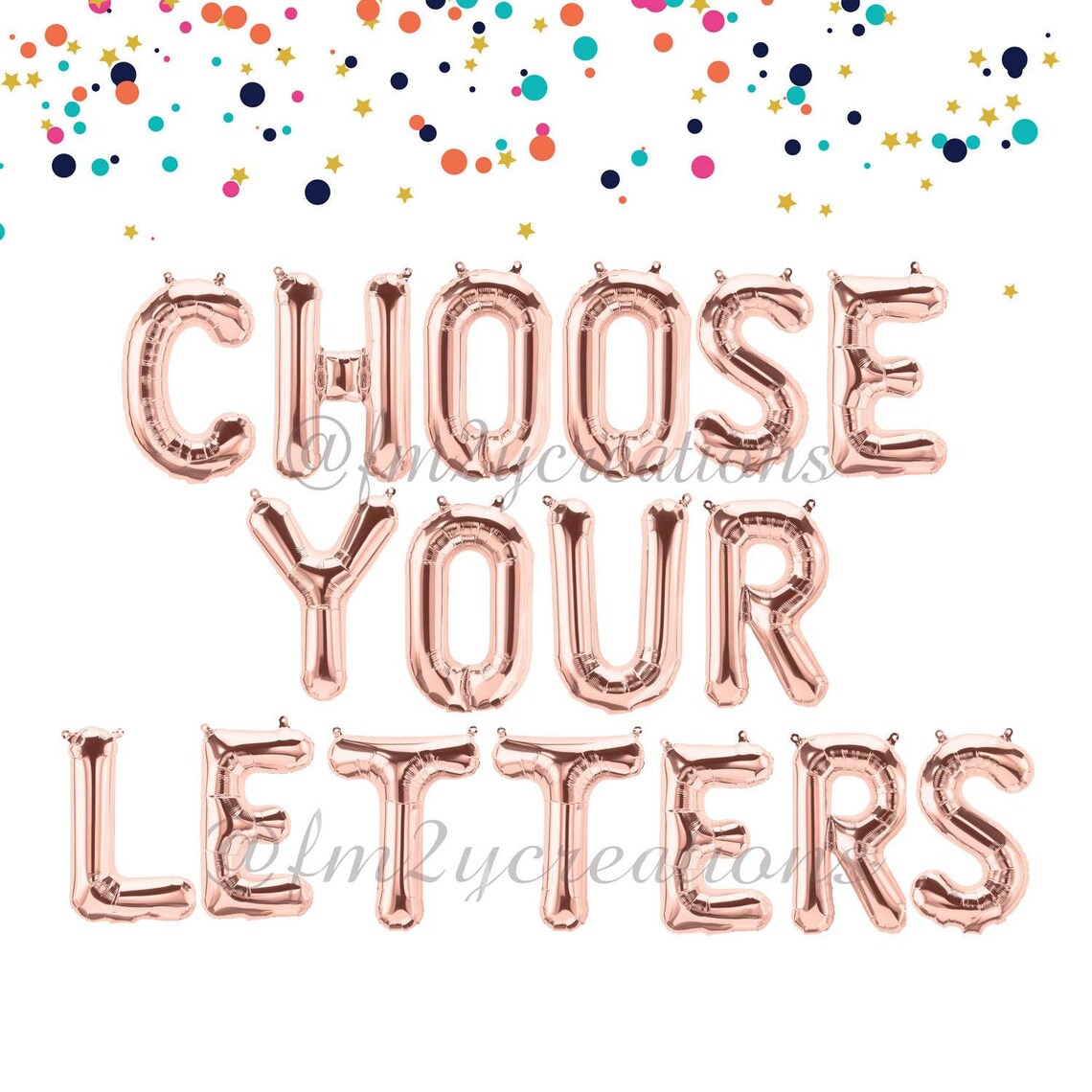 Custom Balloon Letters CUSTOM LETTER BALLOONS Gold Letter - Etsy