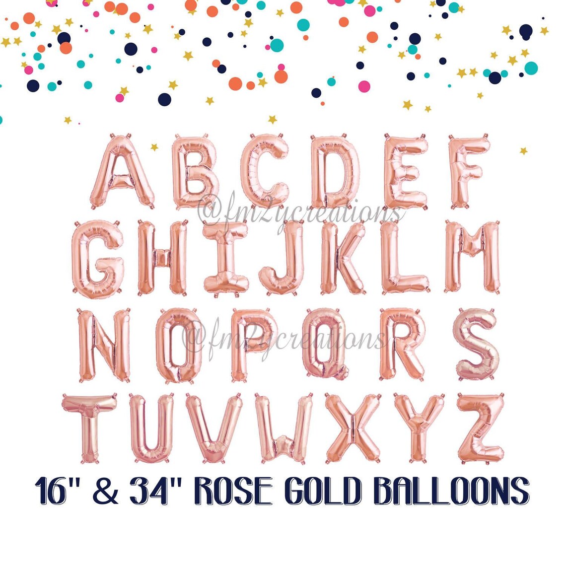 Custom Balloon Letters CUSTOM LETTER BALLOONS Gold Letter - Etsy