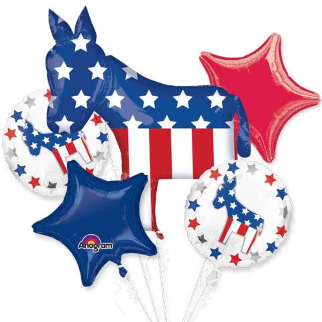 Democrat Balloons 2026 Election Day Balloons, Harris Patriotic Voting ...