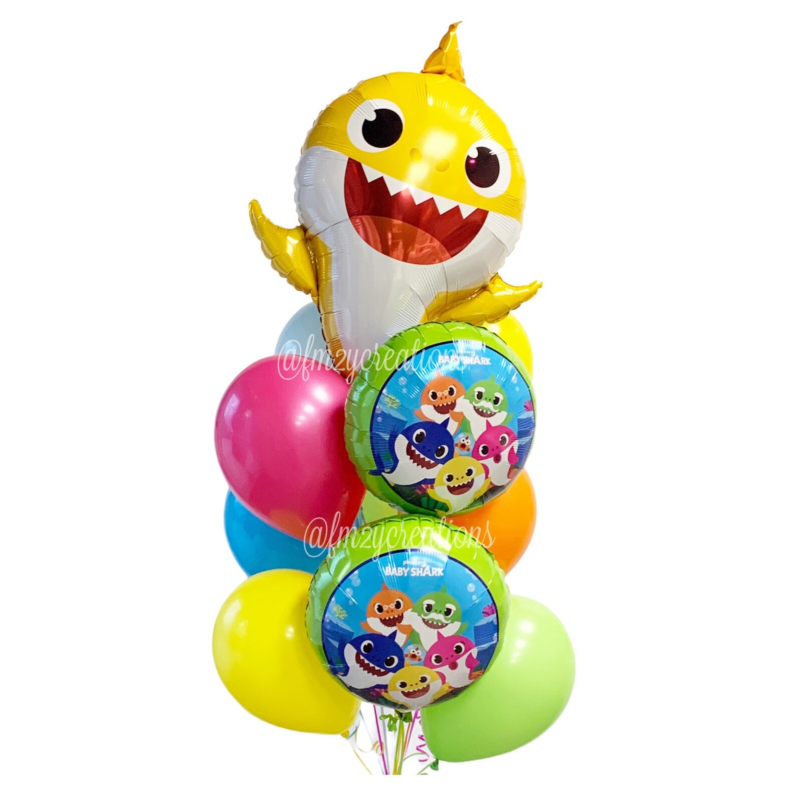 Baby Shark BALLOONS Party Baby Shark Birthday BABY SHARK - Etsy