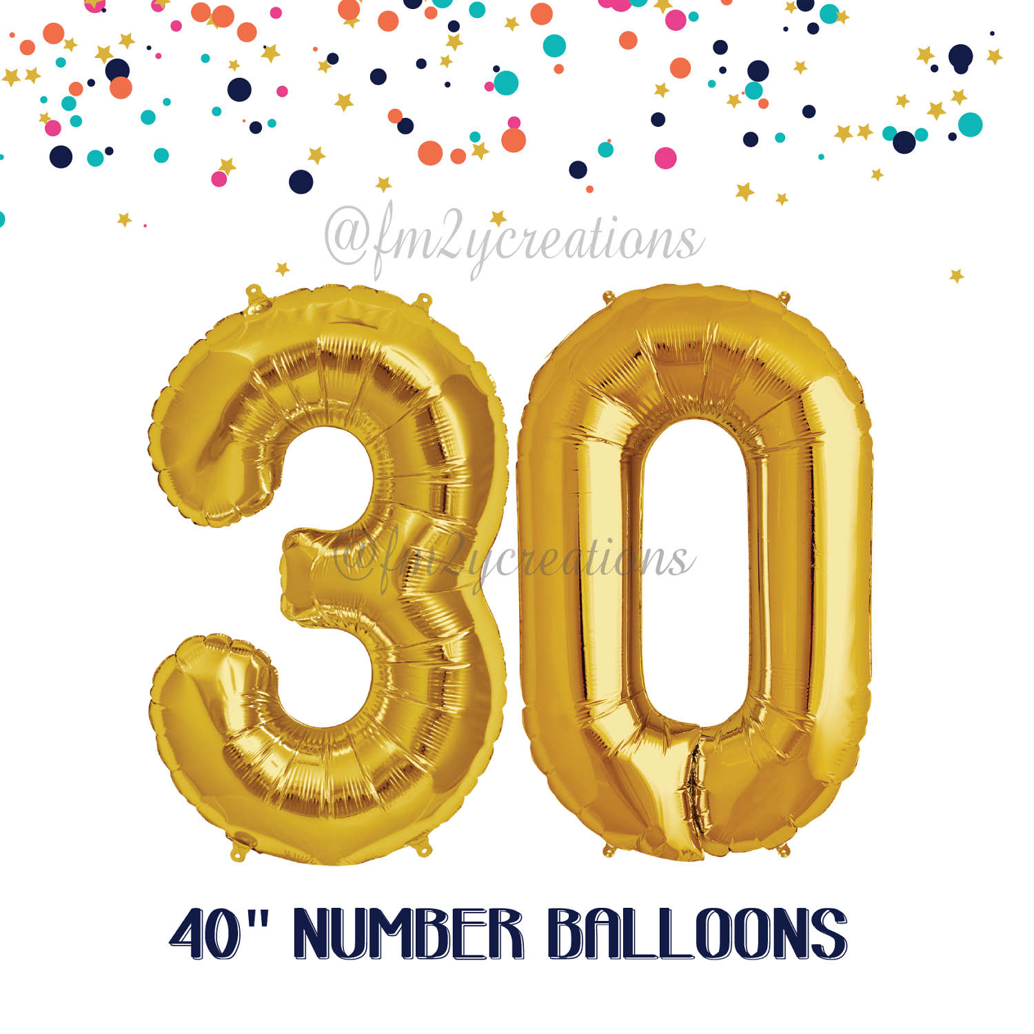 30th Birthday Balloons Thirty Birthday Black Number - Etsy