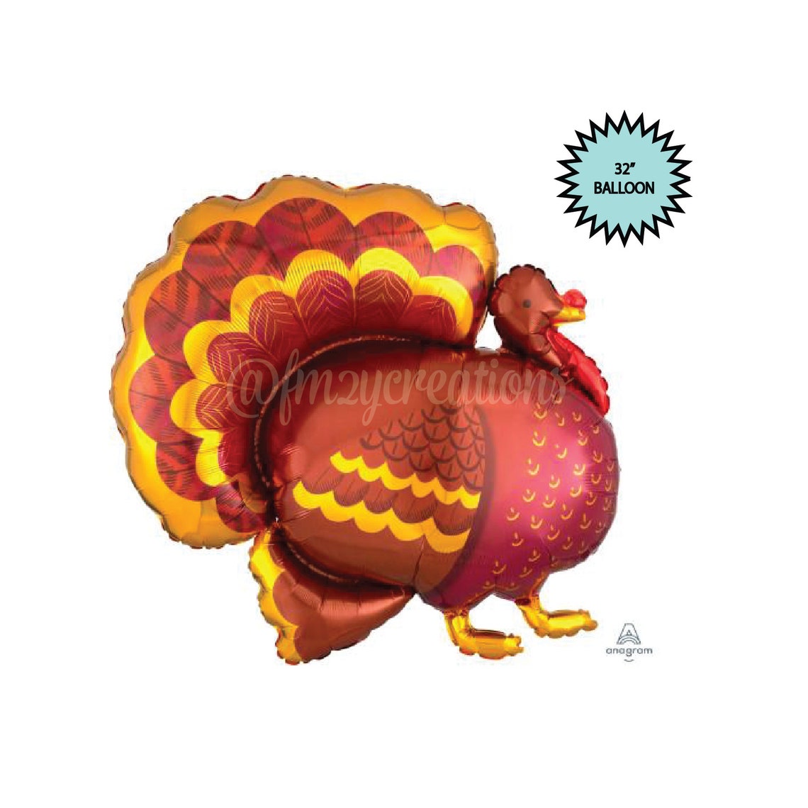 THANKSGIVING Balloons Turkey Balloons Pumpkin Thanksgiving - Etsy