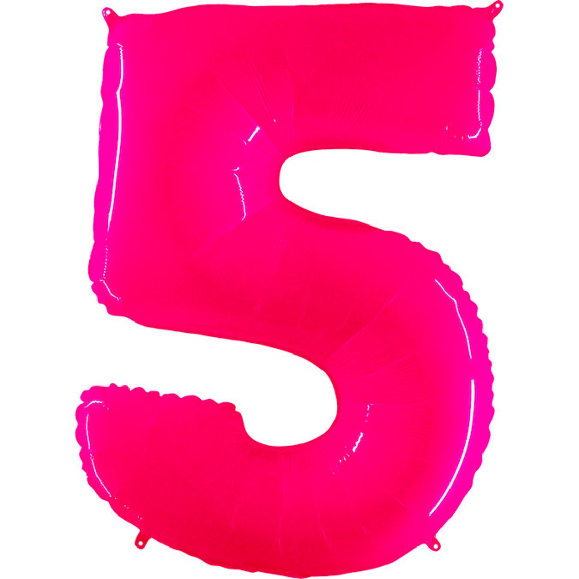 Neon Pink NUMBER Balloon Neon Pink Giant Number Balloon - Etsy