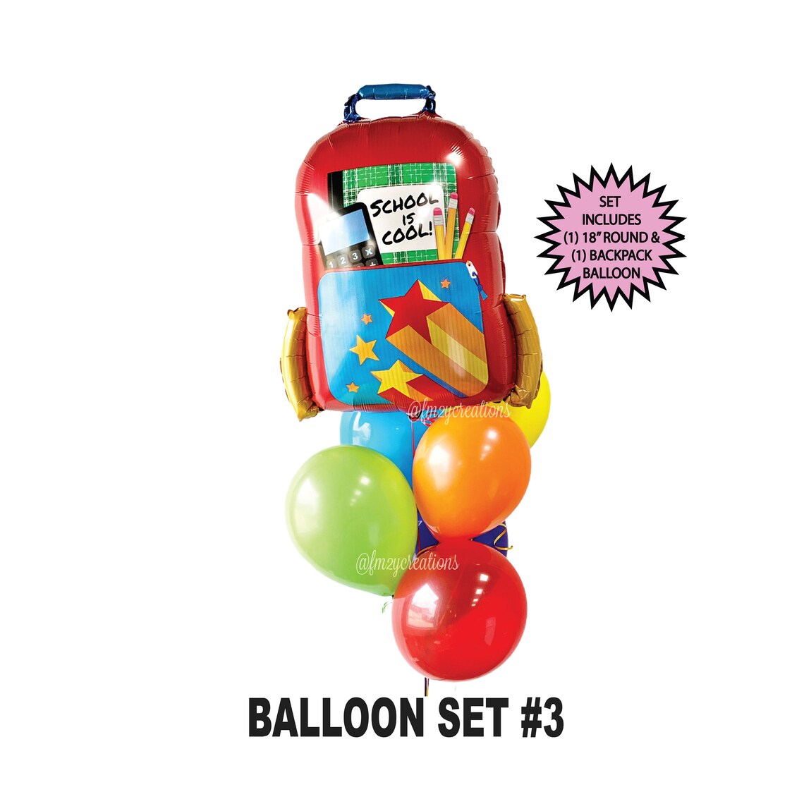 Back to School Balloons First Day of School Balloons Back | Etsy