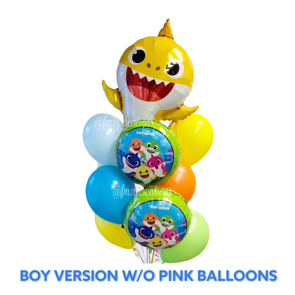 Baby Shark BALLOONS Party Baby Shark Birthday BABY SHARK - Etsy