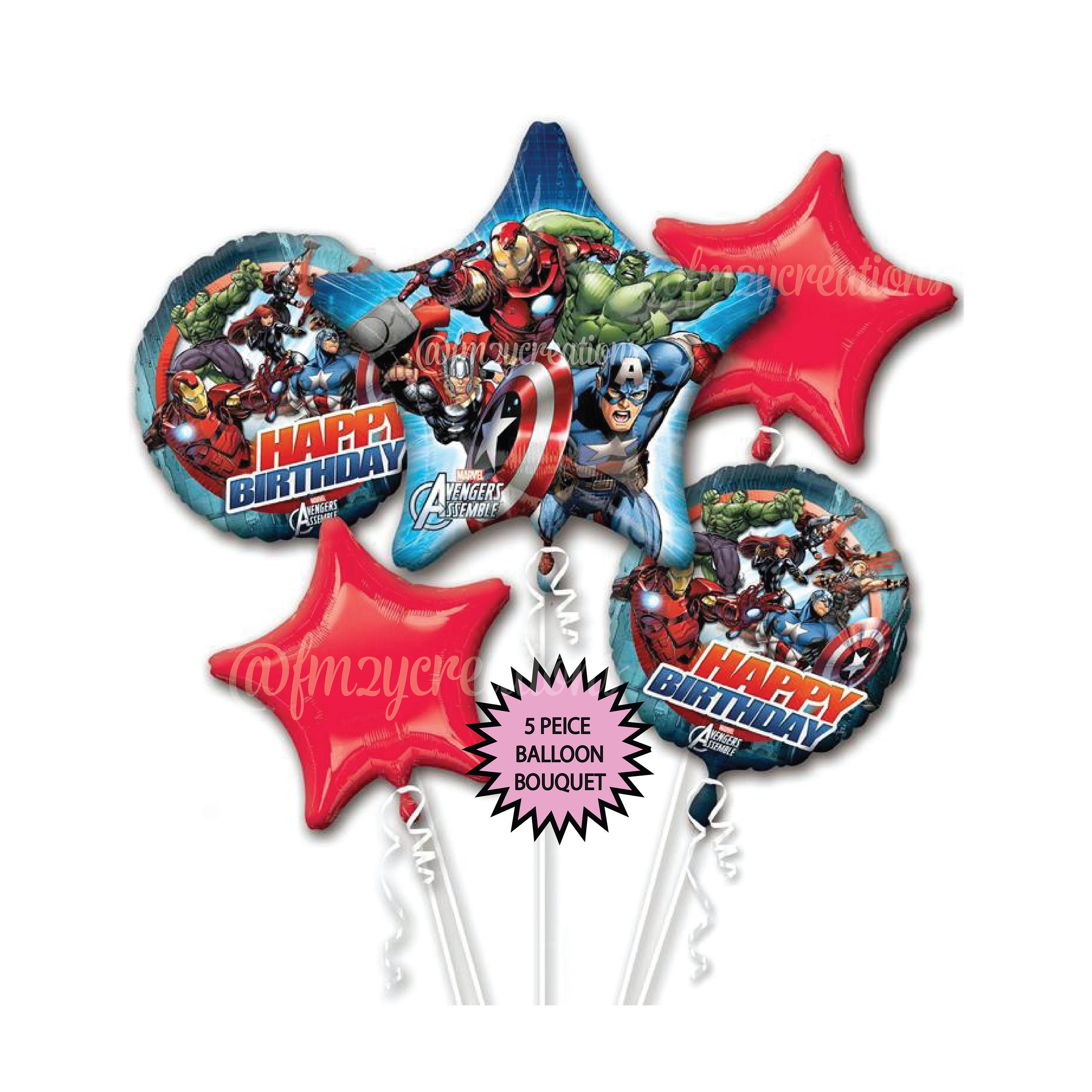 Avengers PARTY Balloons SUPERHERO Balloons Marvel Avengers | Etsy