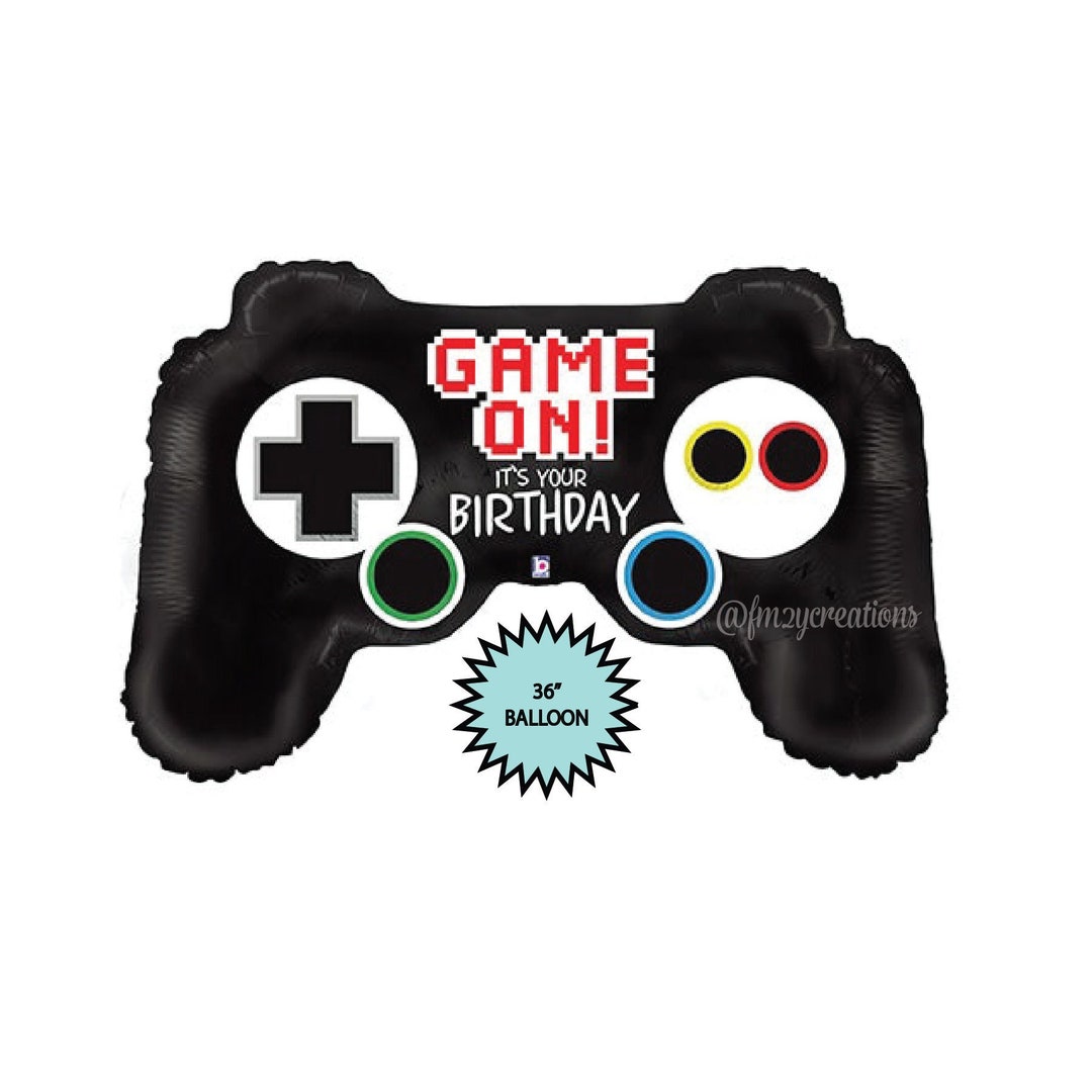 Video Game Controller Balloon | VIDEO GAME Balloons | Video Game Decor ...