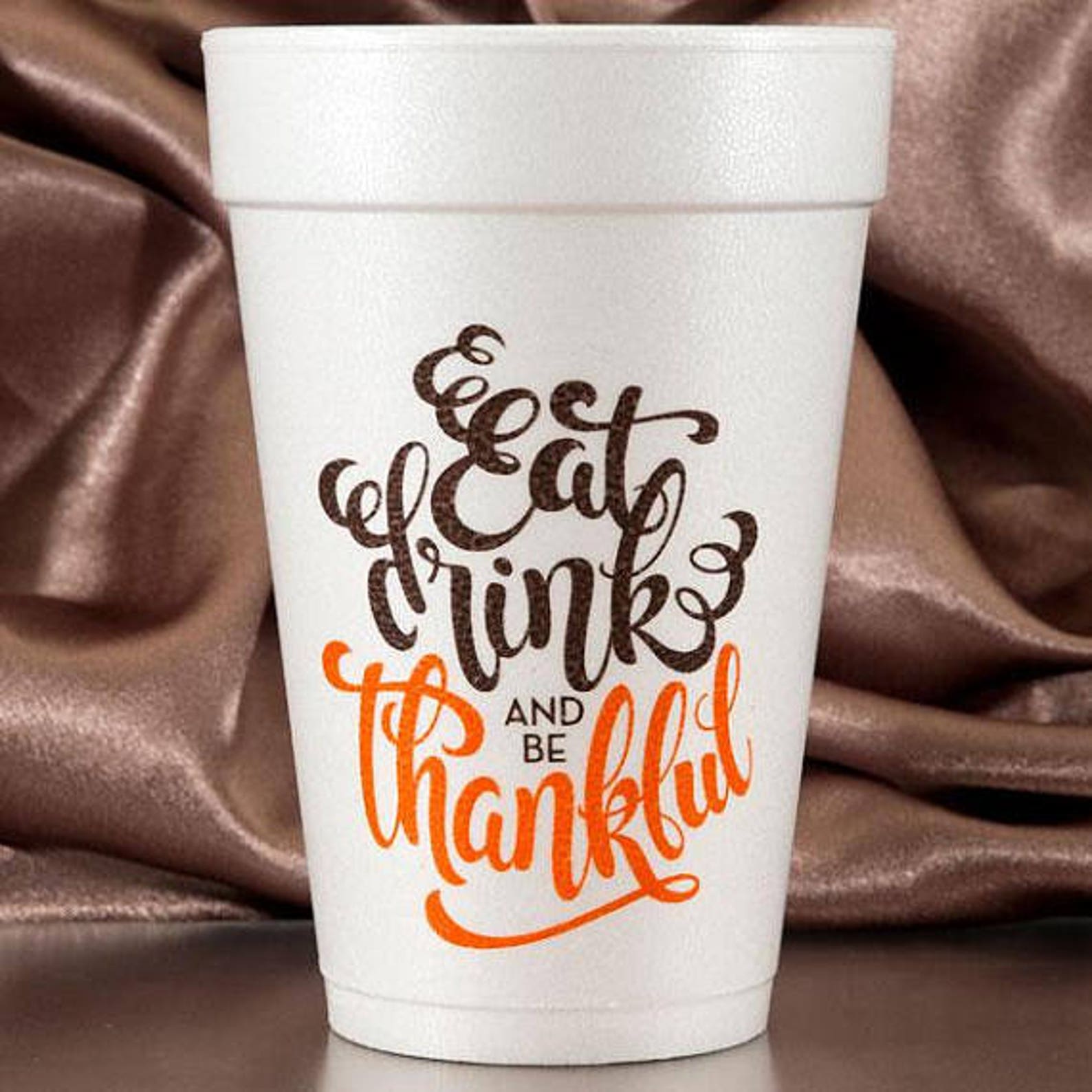 Happy Thanksgiving Party Cups Family Thanksgiving Cups - Etsy
