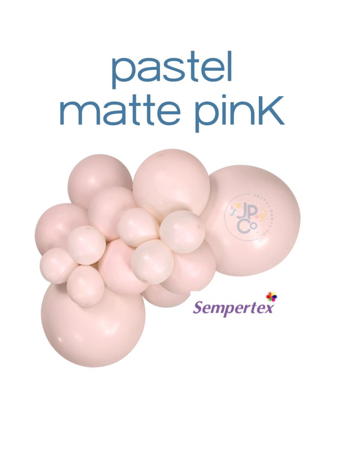 Pastel Matte PINK Sempertex Balloons, Light Pink Balloons, Sempetex ...