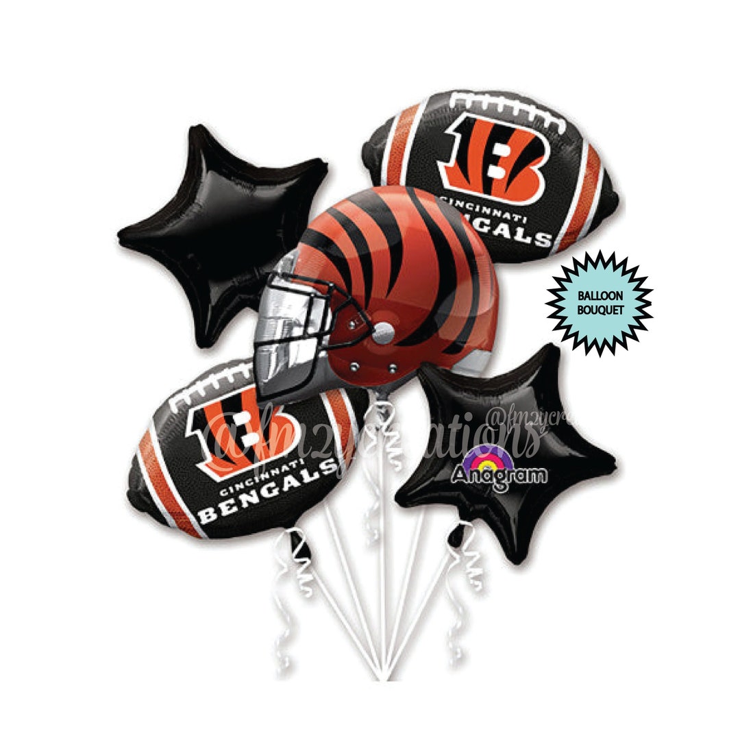 CINCINNATI BENGALS Bengals Football Cincinnati Bengals Balloons Super ...
