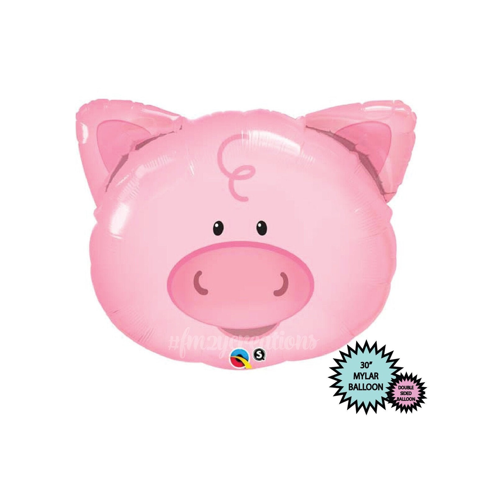 Pig Balloon Farm Animal Balloons Barnyard Birthday Farm - Etsy