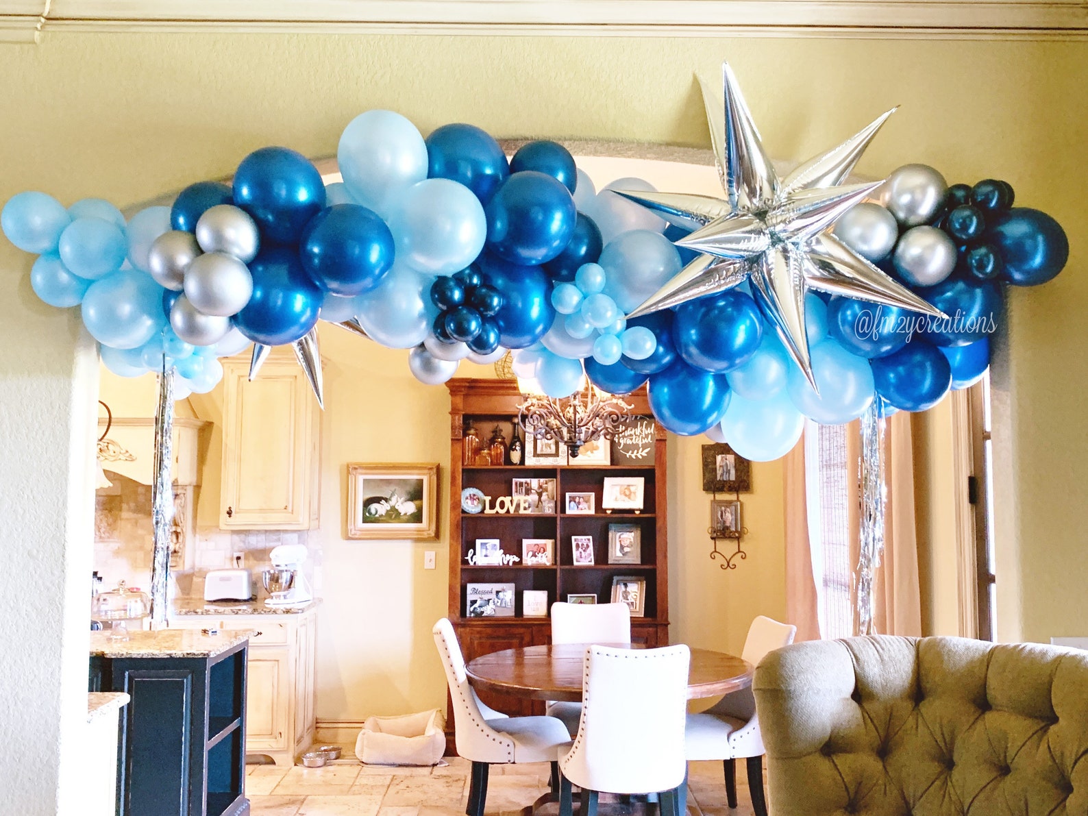 BLUE Garland DIY Kit | Light Blue and Navy Balloon Garland | Navy Blue ...