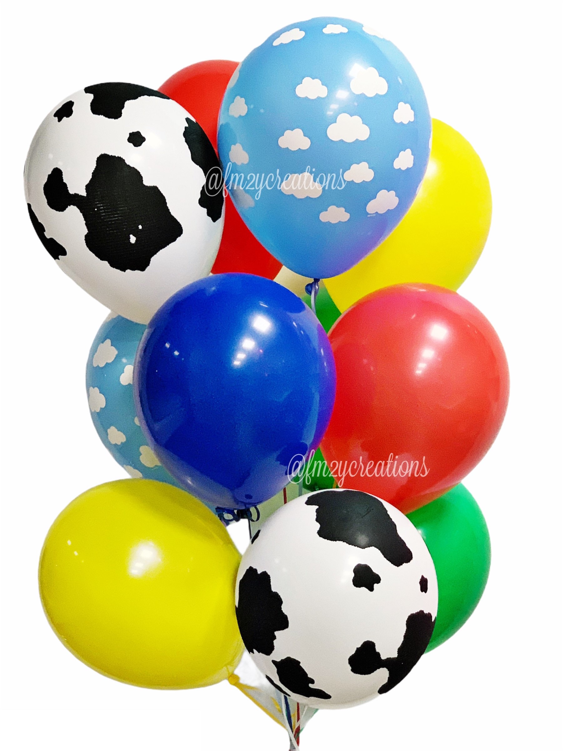 TOY STORY Party Toy Birthday Party Decor Cow Print - Etsy