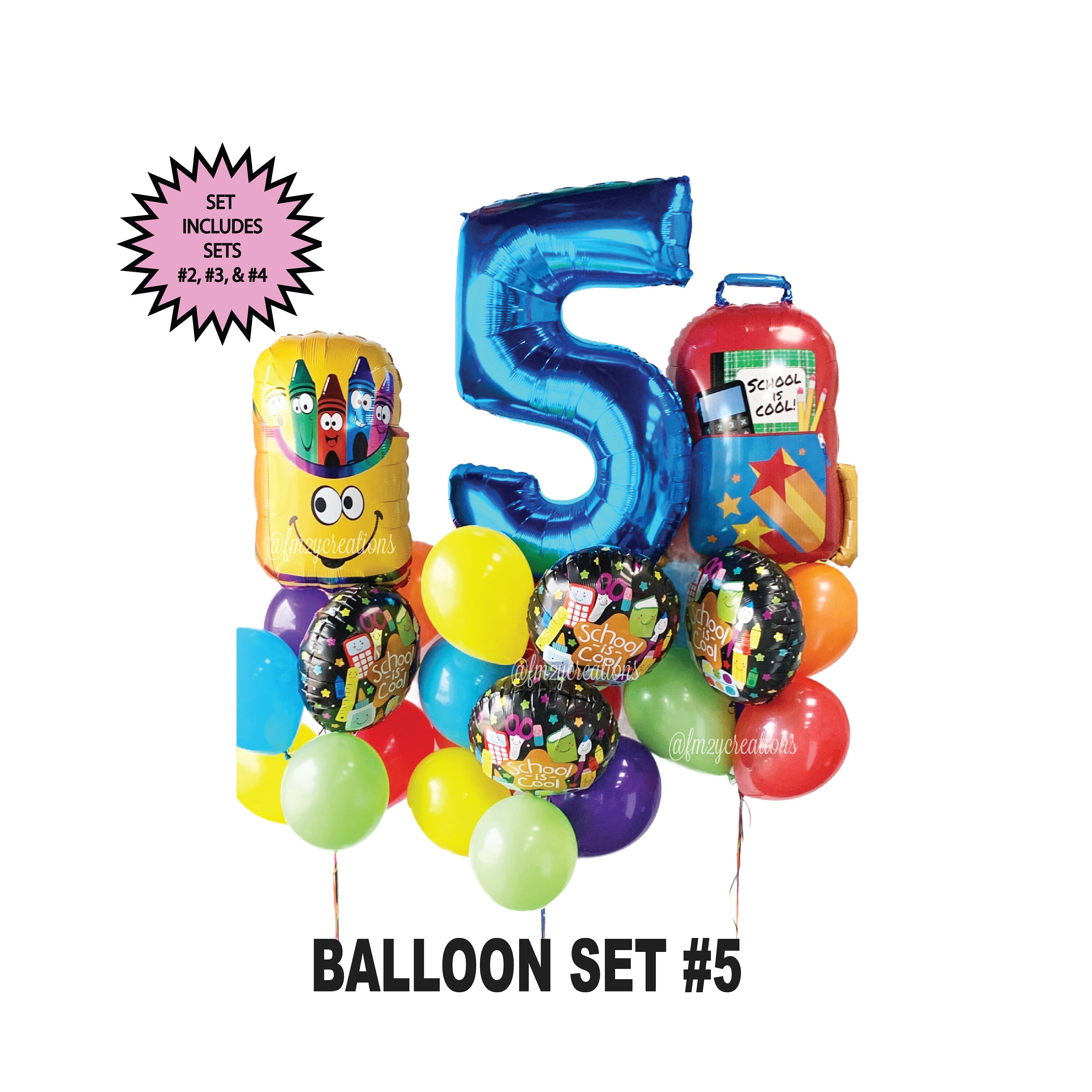 Back to School Balloons First Day of School Balloons Back | Etsy