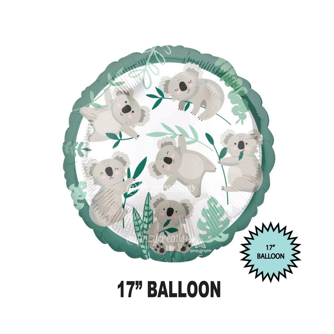 KOALA Bear Balloon Koala Bear Baby Shower Bear Balloon - Etsy