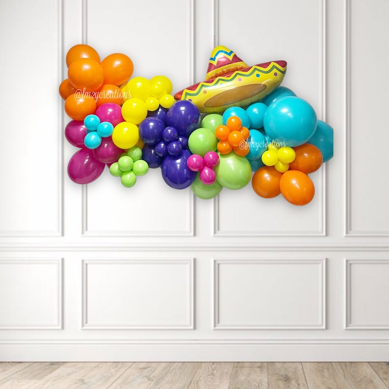 Fiesta Party Decor Fiesta Birthday Balloon Garland DIY Arch - Etsy