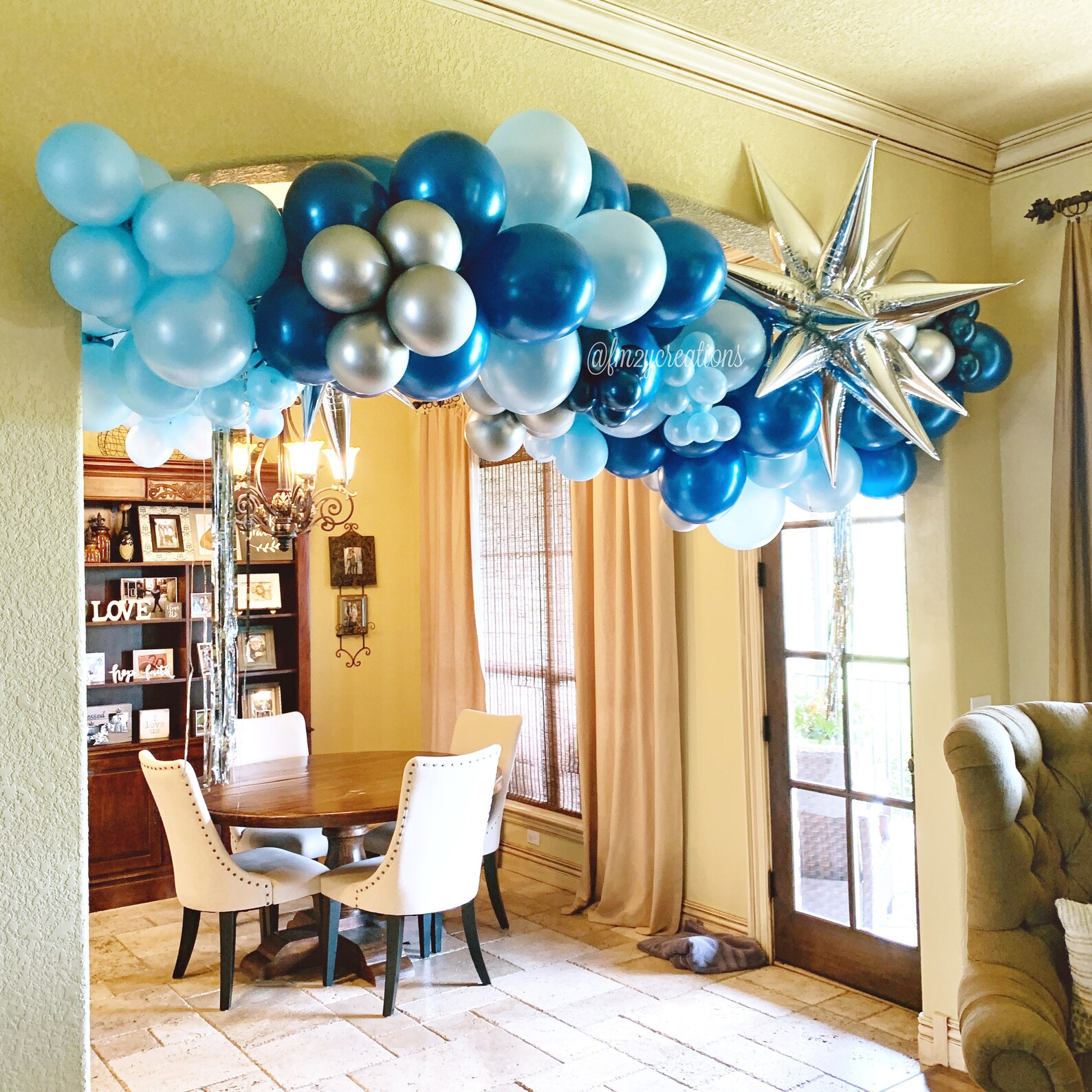 BLUE Garland DIY Kit | Light Blue and Navy Balloon Garland | Navy Blue ...