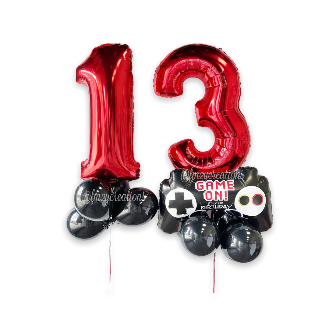 VIDEO GAME Balloons | Game Controller Balloon | Gamer Birthday Balloons ...