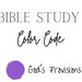 Printable Bible Color Code Bookmarks 5 PDF Printable Bookmark Options ...