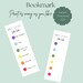 Printable Bible Color Code Bookmarks 5 PDF Printable Bookmark Options ...