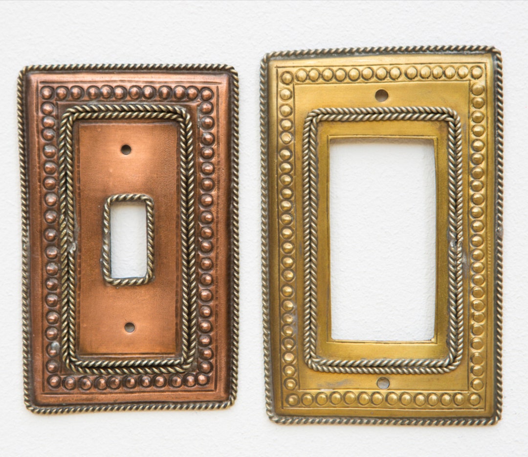 Handmade Switch Plate motif A-braided - Etsy