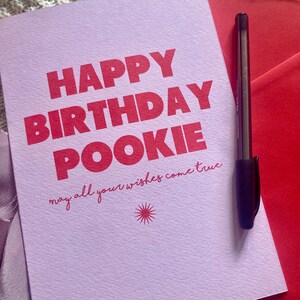Happy Birthday Pookie. May All Your Wishes Come True. Birthday Card ...
