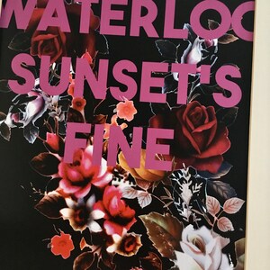 The Kinks, Waterloo Sunsets Fine, Art Print, Song Lyrics - Etsy UK