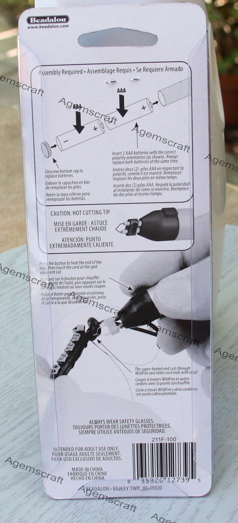 Beadalon Wildfire Battery Operated Heat Cord Cutter, Thread Burner, Zapper Tool - Etsy Australia