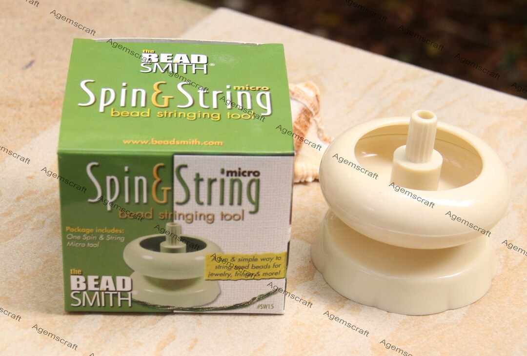 The Beadsmith Micro Spin & String Bead Stringing Tool, Small Beads Spinner - Etsy Australia