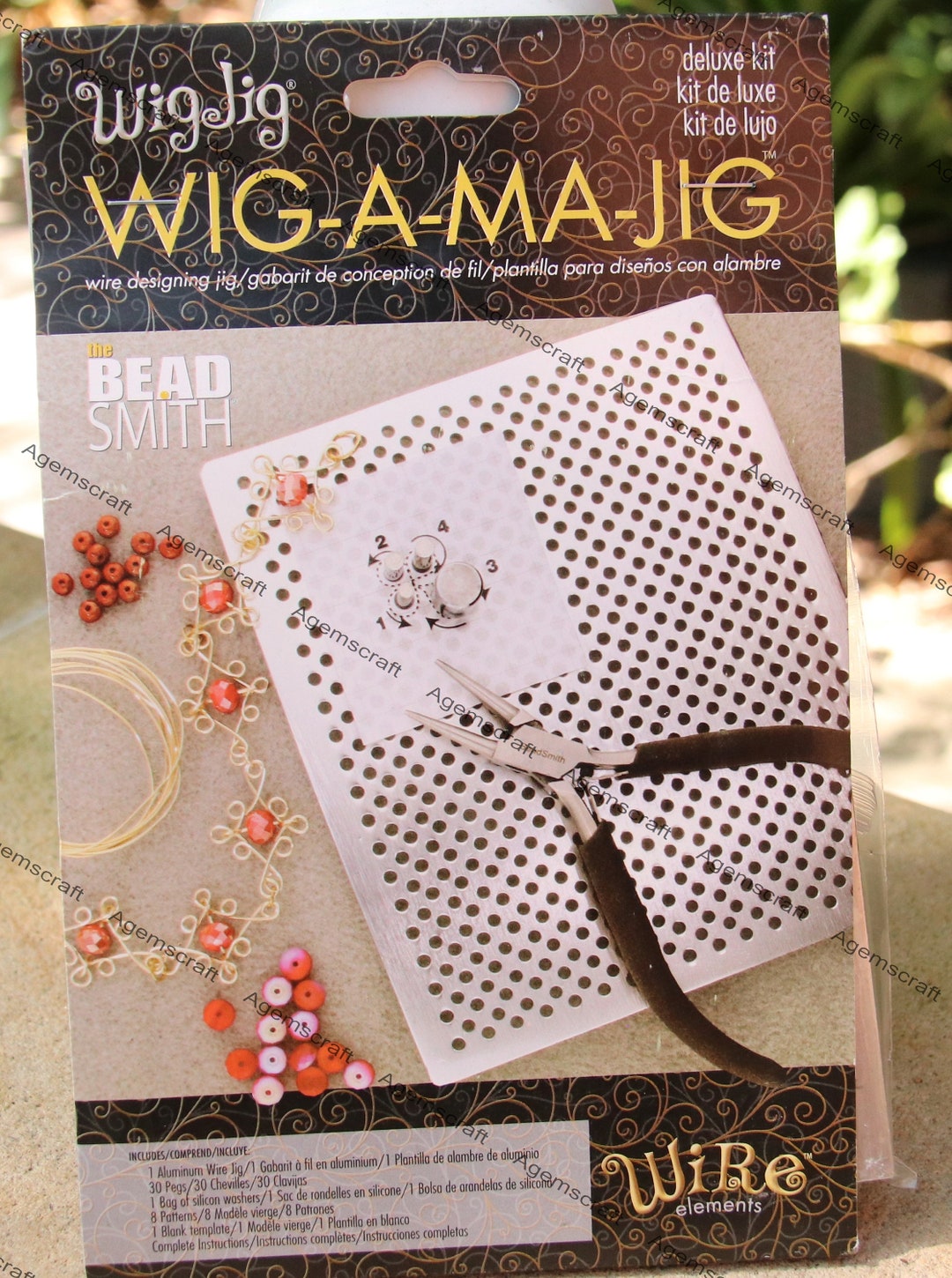 The Beadsmith Wig-a-ma Jig Deluxe Kit, Wigjig Wire Bending Kit - Etsy