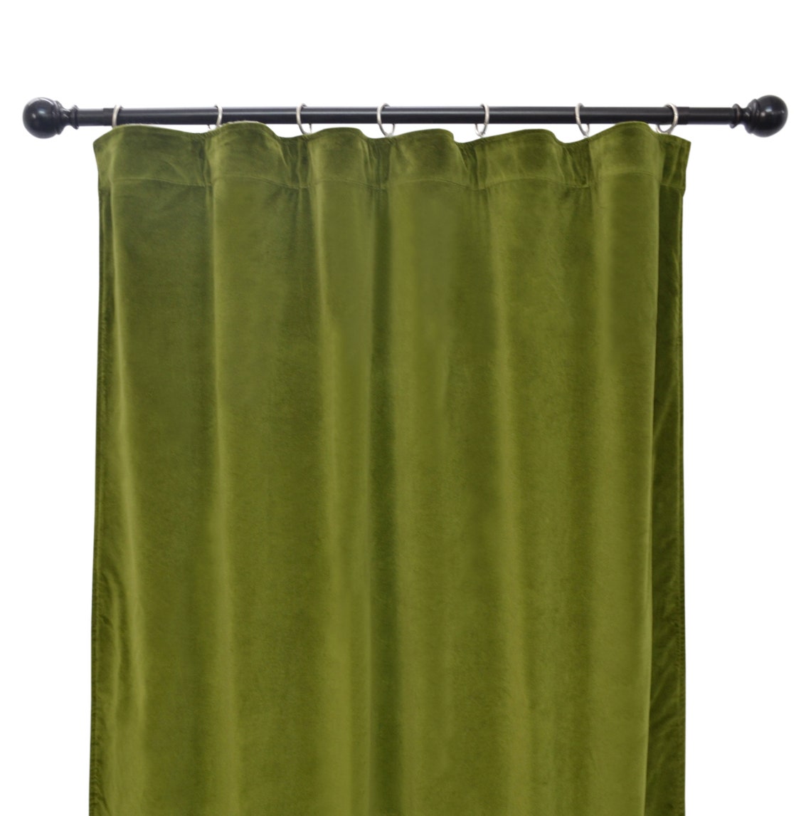 Velvet Curtain With Wool Felt Backing Velvet Thermal Drapes - Etsy