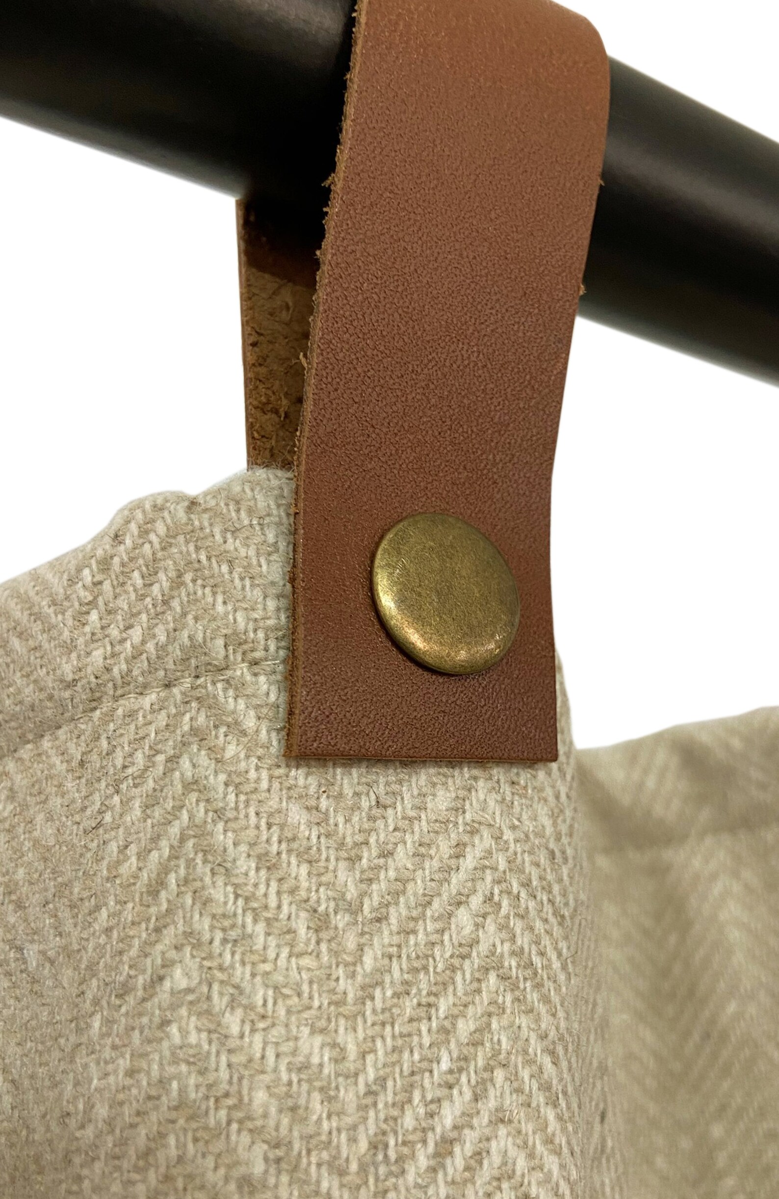 Herringbone Wool Curtains With Brass Snap Buttons Chevron - Etsy