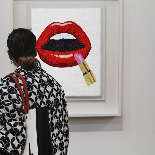 Lipstick Wall Art - Etsy