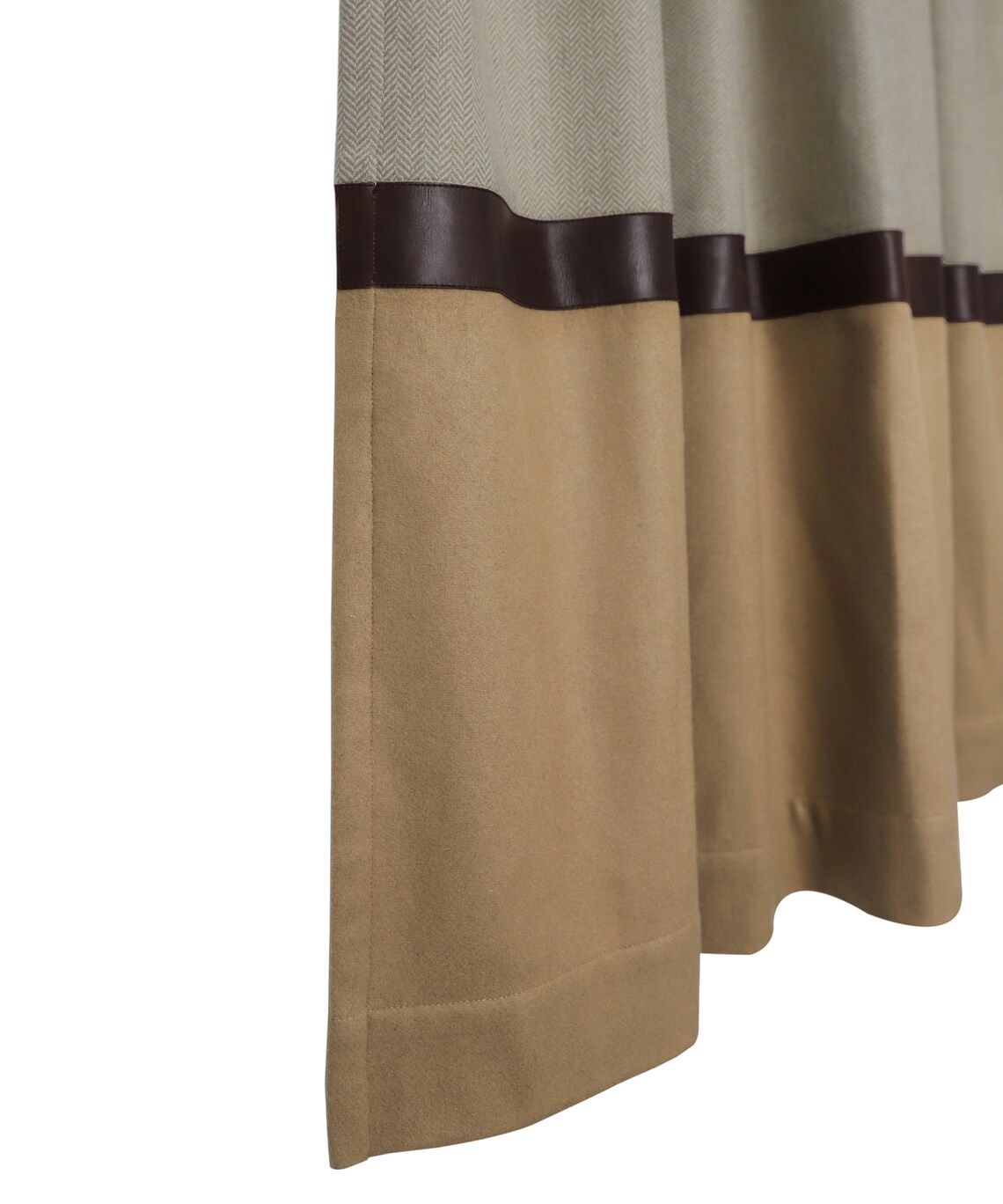 RV Curtains, Camper Drapes, Small Color Block Curtain, Wool and Genuine ...