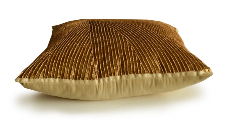 Gold Throw Pillow, Gold Disco Pillow Cover, Gold Euro Shams, Gold ...