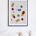 Dancing Pills Wall Art, Colorful Medication Art, Happy Pills Wall Decor ...