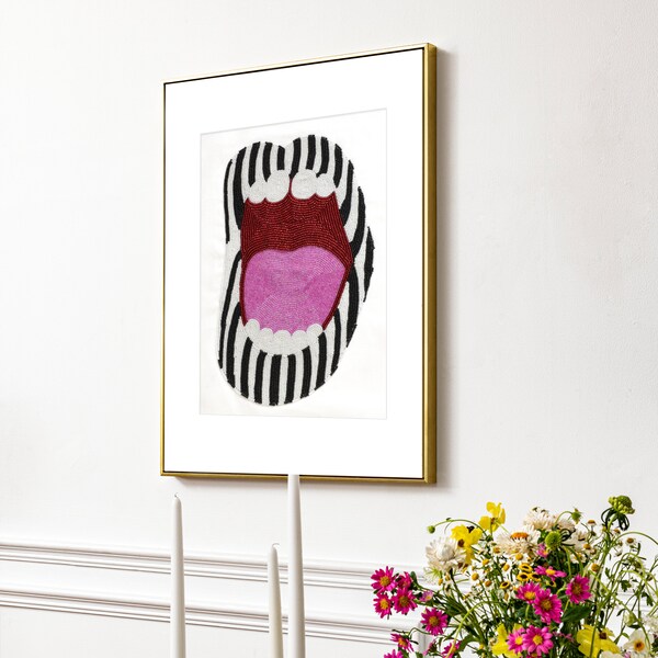 Lip Wall Art - Etsy